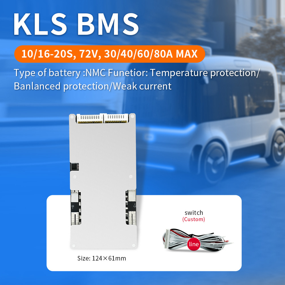 NCM LiFePO4 Li-Ion BMS Board 18650 3.7V 60AH Battery Pack 20S 30A - 80A ...